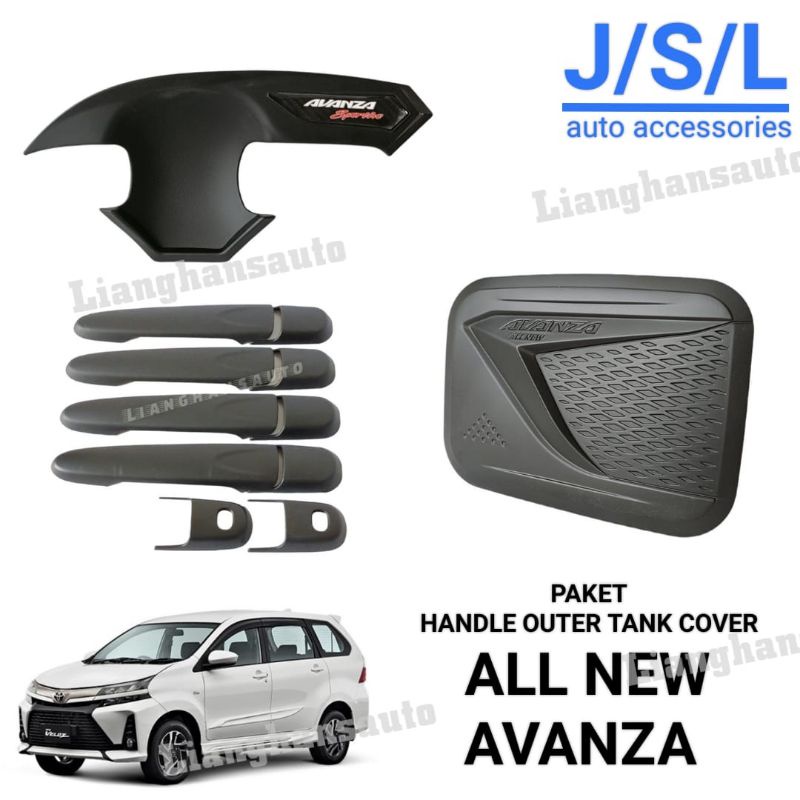 ALL NEW AVANZA CROSSTIVO BLACK JSL OUTER TANK COVER HANDLE PACKAGE ...