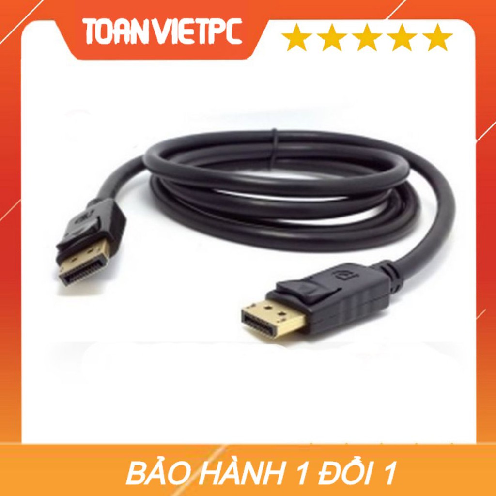 Displayport signal cable with two positive ends 1.5m black | Shopee ...