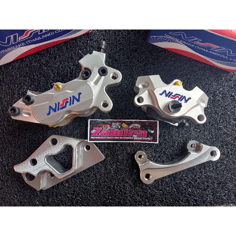 4 pot caliper front & 2 pot caliper rear with bracket for Yamaha Nmax ...