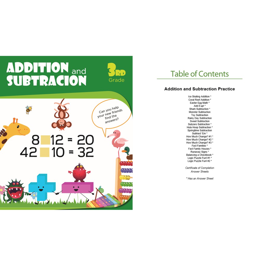 Grade 3 Math Activity Worksheets / Workbook | Shopee Philippines