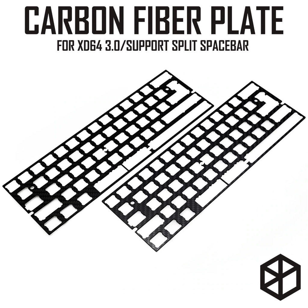 60% ALUMINUM MECHANICAL KEYBOARD CARBON FIBER PLATE SUPPORT XD60 XD64 3 ...