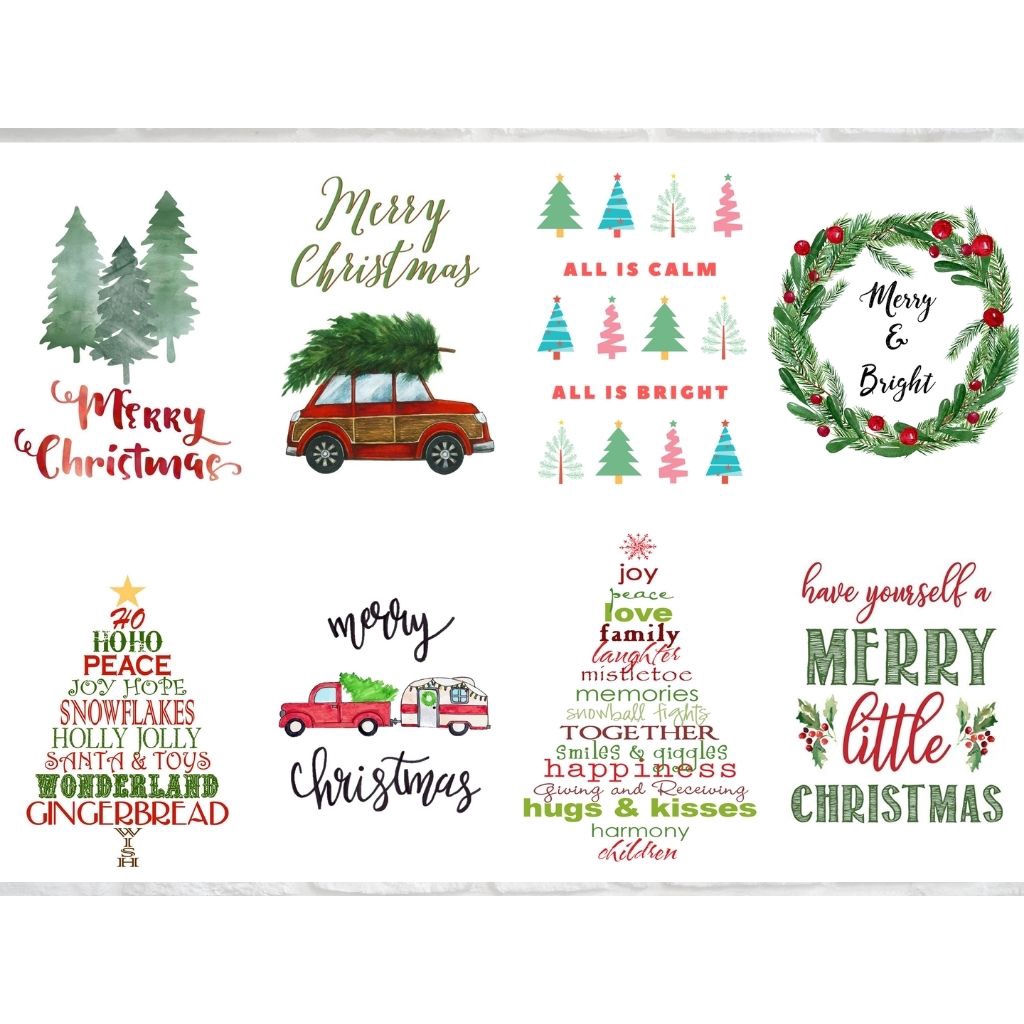 Laminated Wall Decor Christmas (A4 Size) | Shopee Philippines