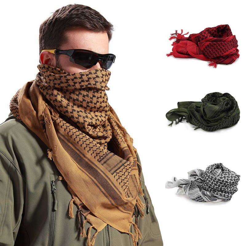 Outdoor Arab Desert Scarf With Tassel For Men Women Outdoor Hiking ...
