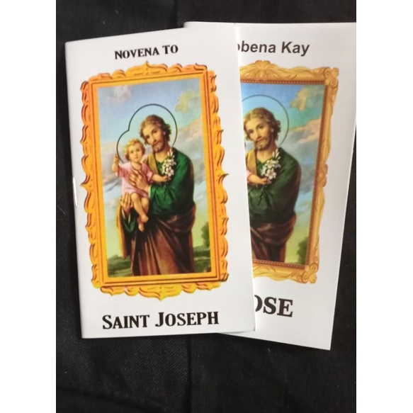 Novena prayer booklet to Saint.Joseph - ENGLISH/TAGALOG | Shopee ...