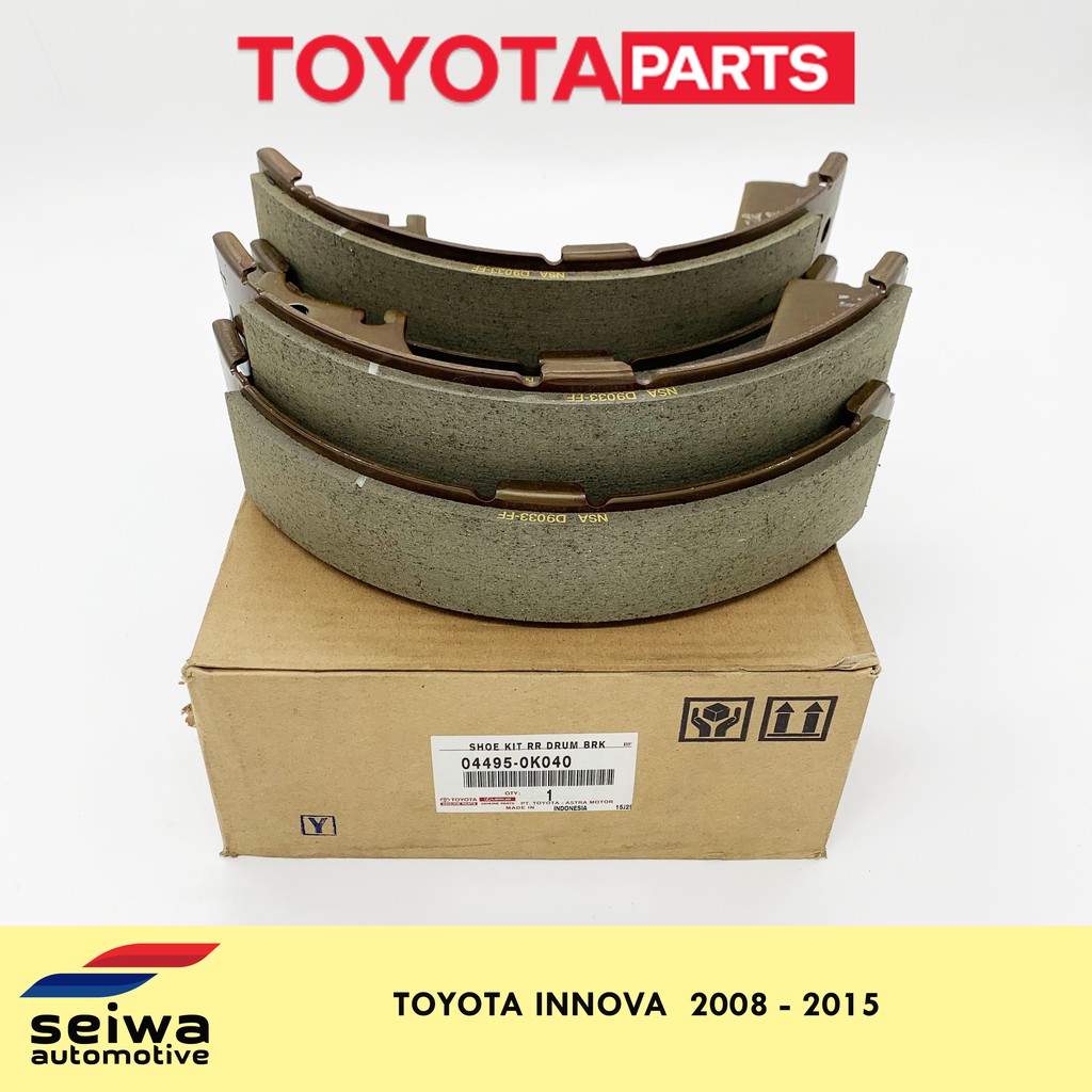 2005 - 2015 Toyota Innova Rear Brake Shoe - Genuine Toyota Auto Parts ...