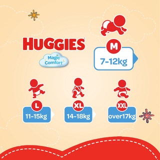 Huggies Magic Comfort Jumbo Medium - 42 pcs x 2 packs (84 pcs) | Shopee ...