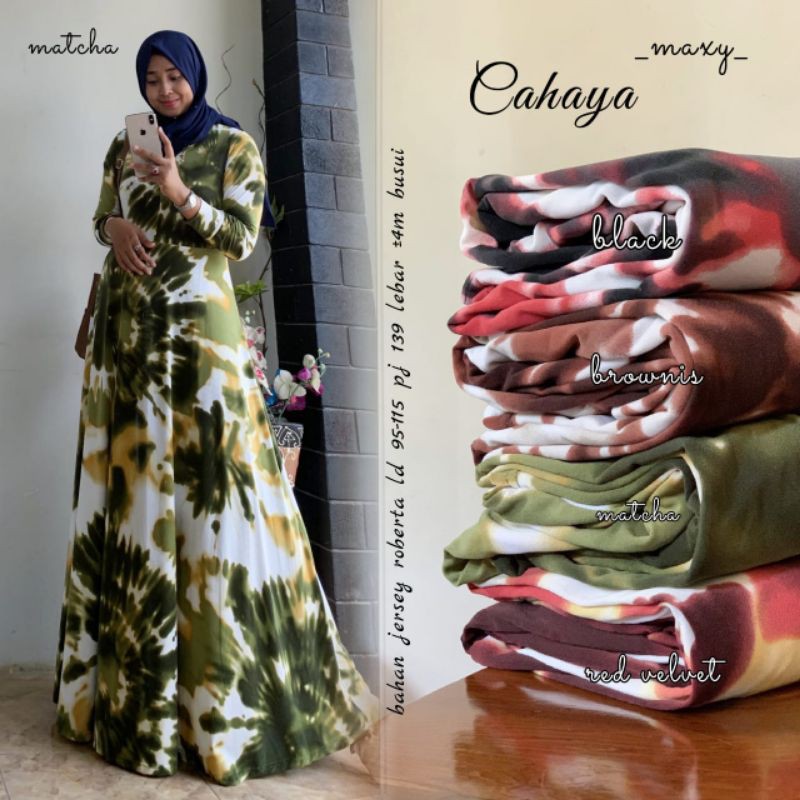 CAHAYA Maxy Light (Roberta Jersey Material) | Shopee Philippines