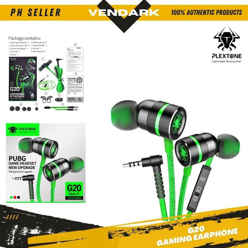PLEXTONE G20 New Version Gaming Earphone Wired 3.5mm Headset inEar ...