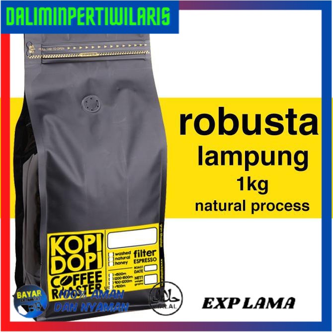 Lampung Robusta Ground Coffee Beans 1kg 1 kg kilo NEW [Code 1|Code 2 ...