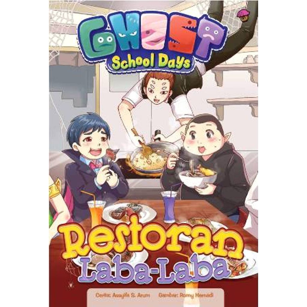 [Mizan Medan] Ghost School Days Comic Spider Restaurant | Shopee ...