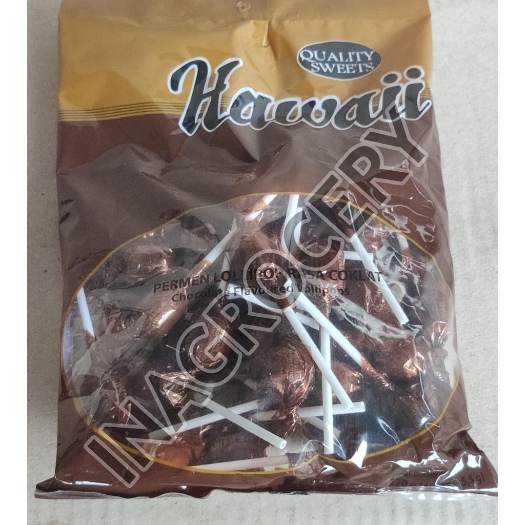 Hawaii CHOCOLATE LOLLIPOP CANDY CONTENTS +/- 40PCS | Shopee Philippines