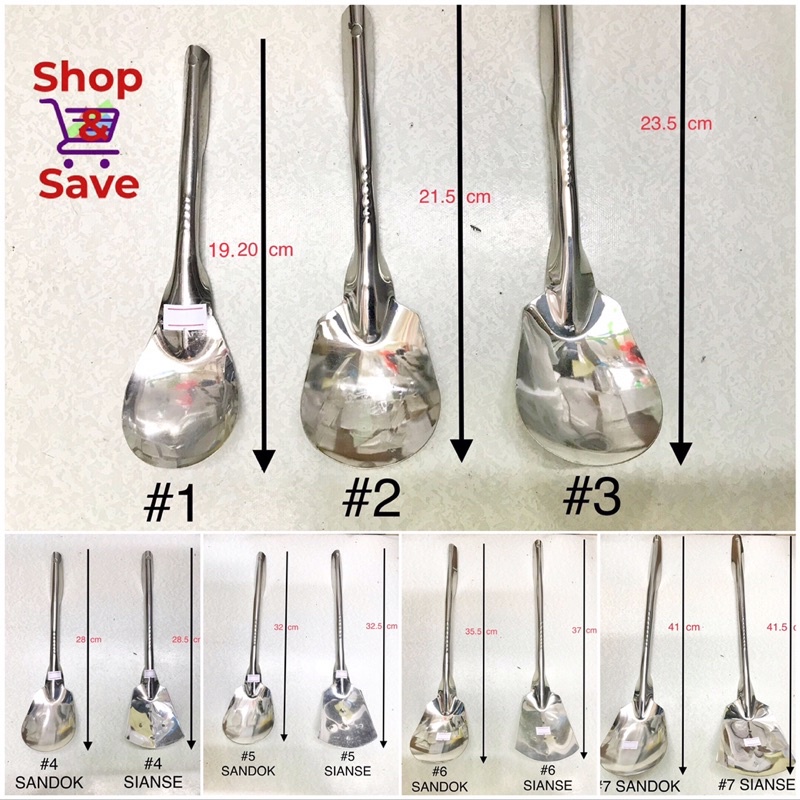 SANDOK / SIANSE / STAINLESS SANDOK / STAINLESS SIANSE / STAINLESS ...