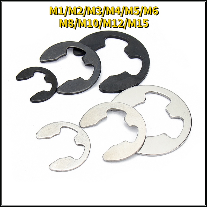 【XCF】Snap ring E-type snap ring open buckle M1/M2/M3/M4/M5/M12 304 ...
