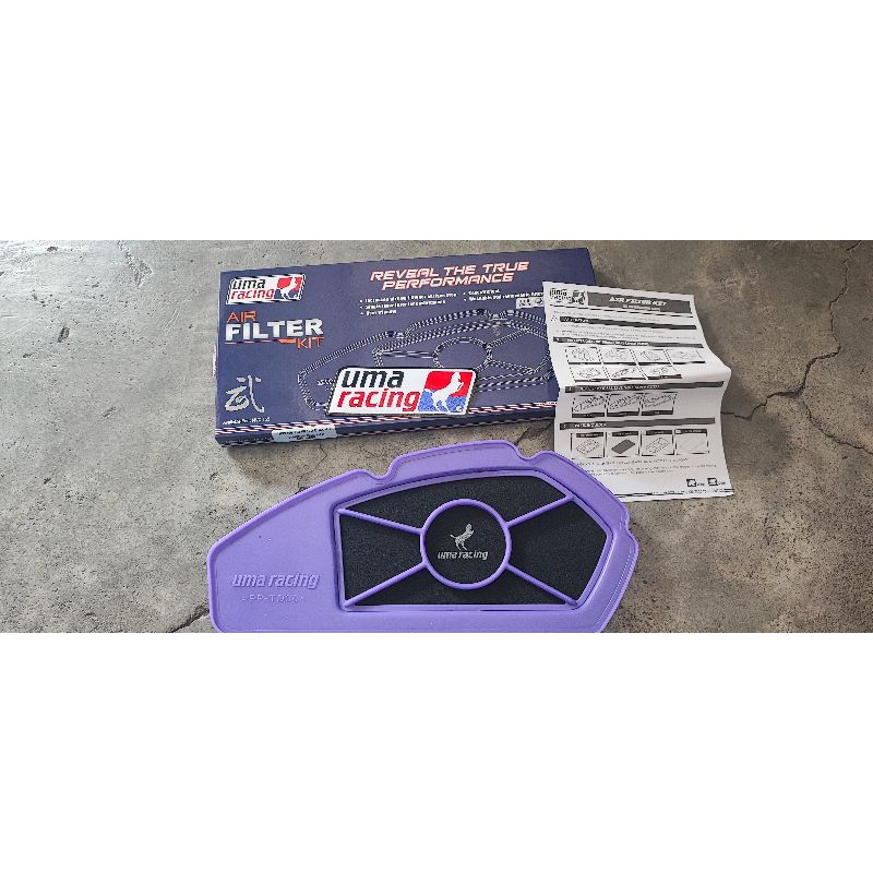 UMA RACING HI FLOW AIR/WASHABLE FILTER FOR AEROX 155 V1 | Shopee ...