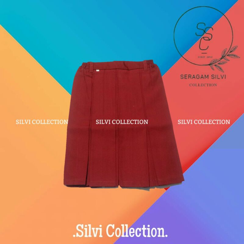 MERAH Elementary School Uniform Red Double Rempel Short Skirt ...