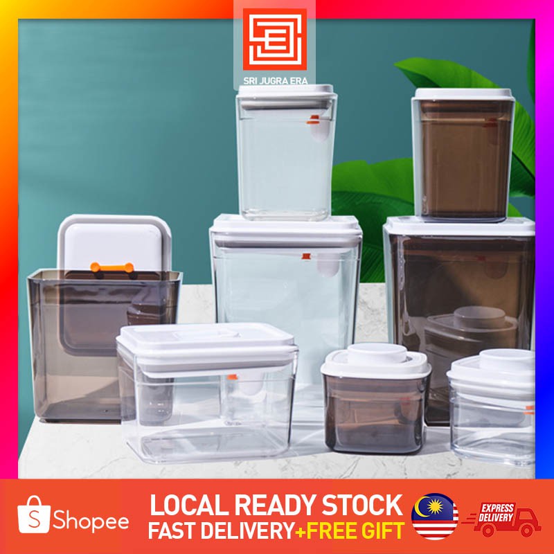 SJE Airtight Easy Lock Container Milk Powder & Food Storage Bekas Kedap ...
