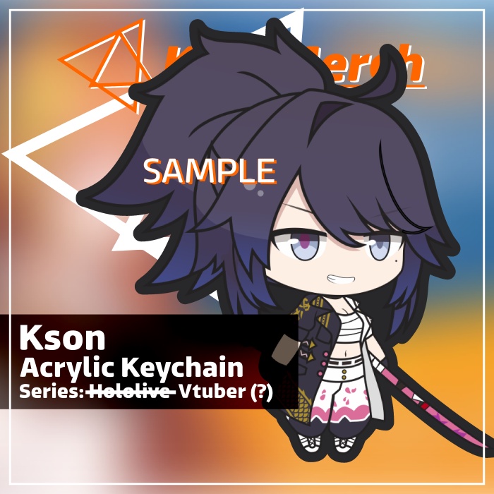 Keychain Streamer Vtuber Kson ONAIR | Kyramerch Anime Fanmerch Dealer ...