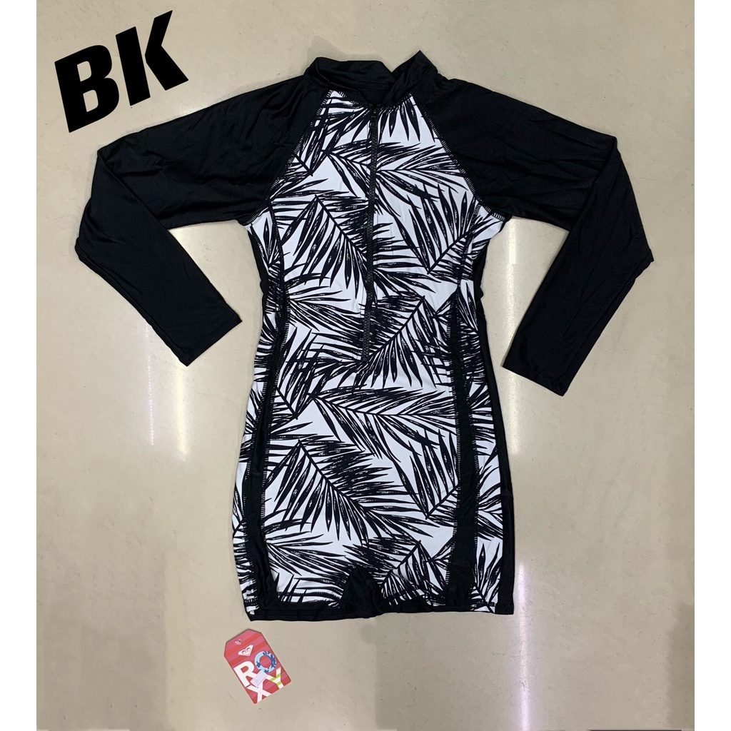 RASHGUARDS SWIMWEAR FOR GIRL ZIPPER JUMPSUIT -ROXY DESIGN SWIMMING LONG ...