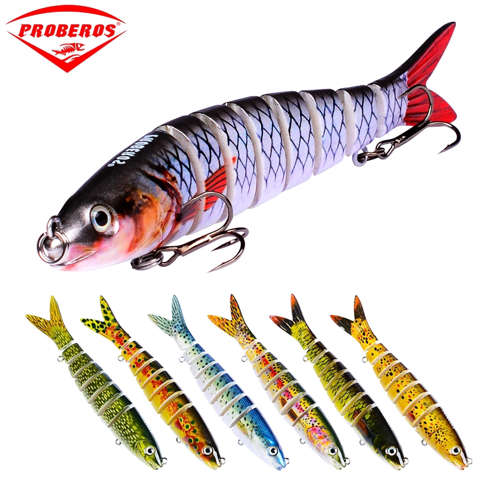 Proberos Lure Artificial Fishing 13cm 20g With No. 6 Treble Hook Lures ...