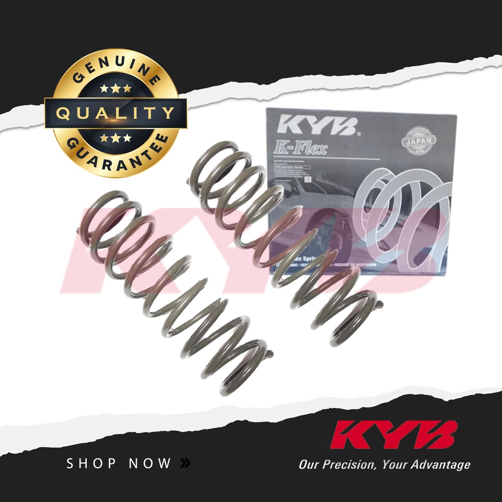KYB KAYABA (2pcs) K-Flex Lowering Spring (-25mm) for Mitsubishi Mirage ...