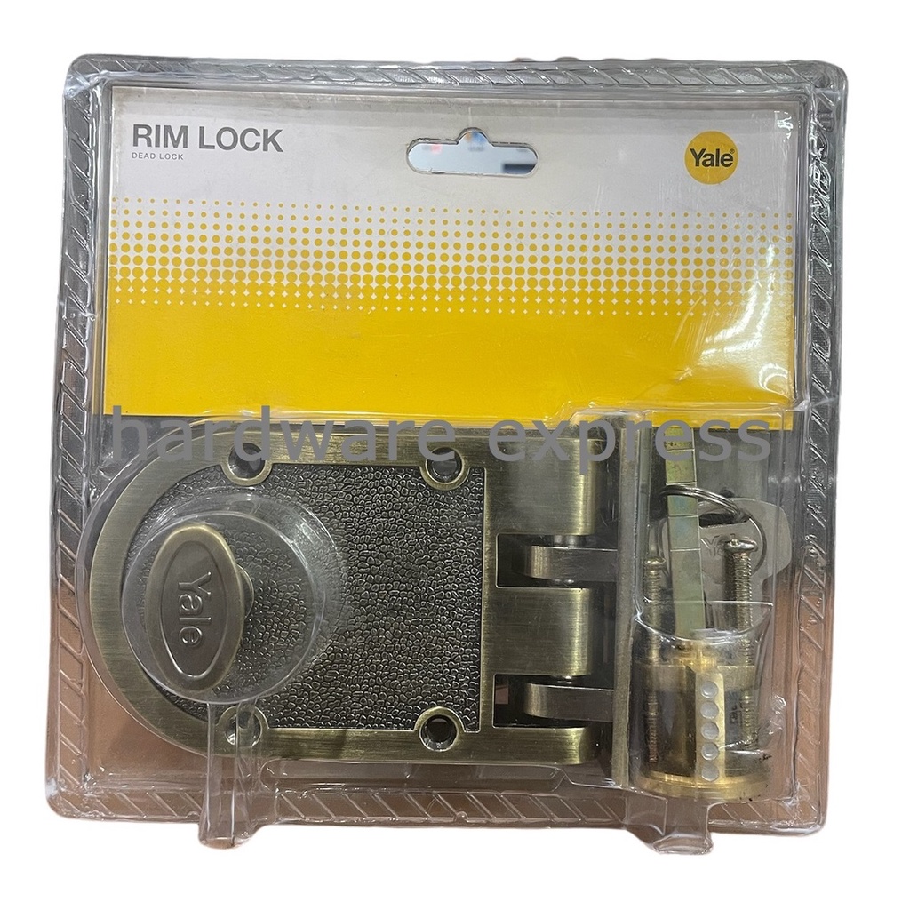 Yale Rim Lock Night Latch Door Lock Dead lock - V198 Antique Brass ...