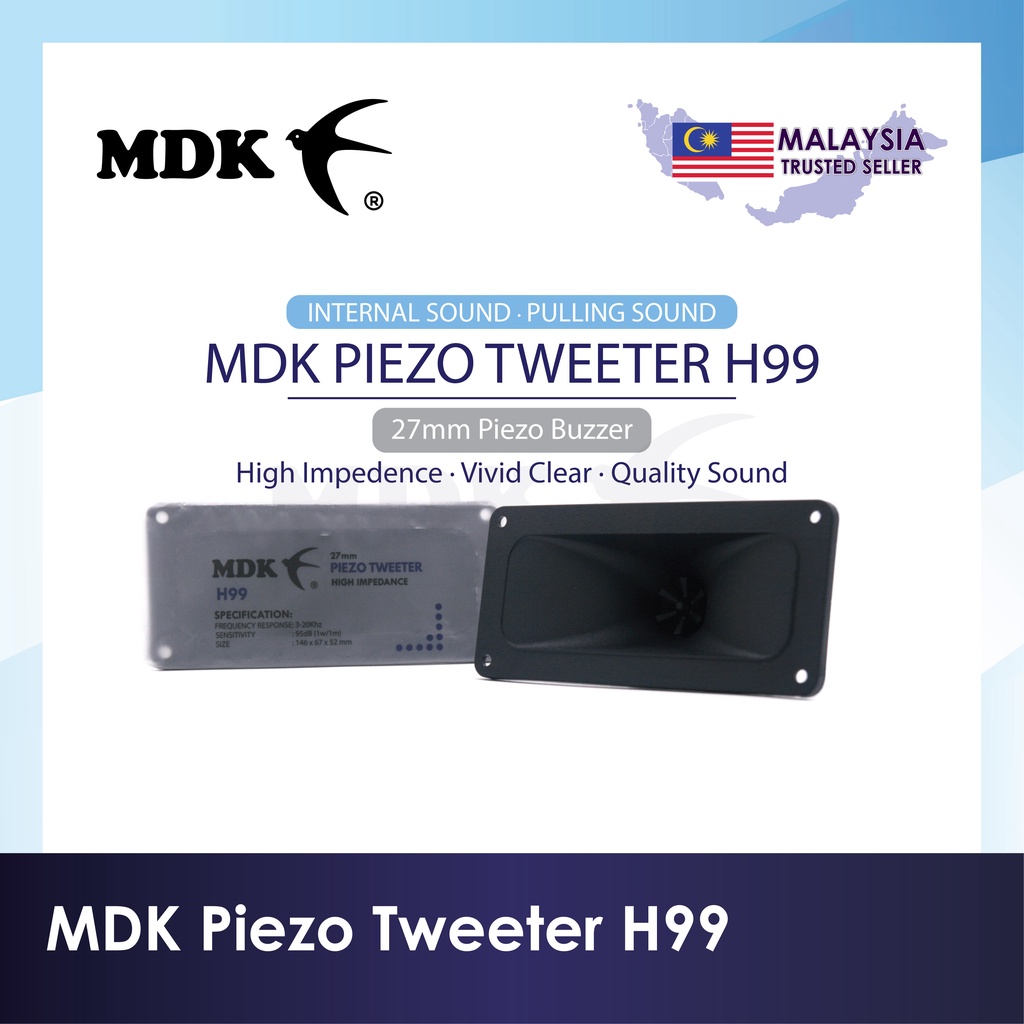 MDK Tweeter H99 2"x5" for Internal Sound / Pulling Sound Swiftlet ...