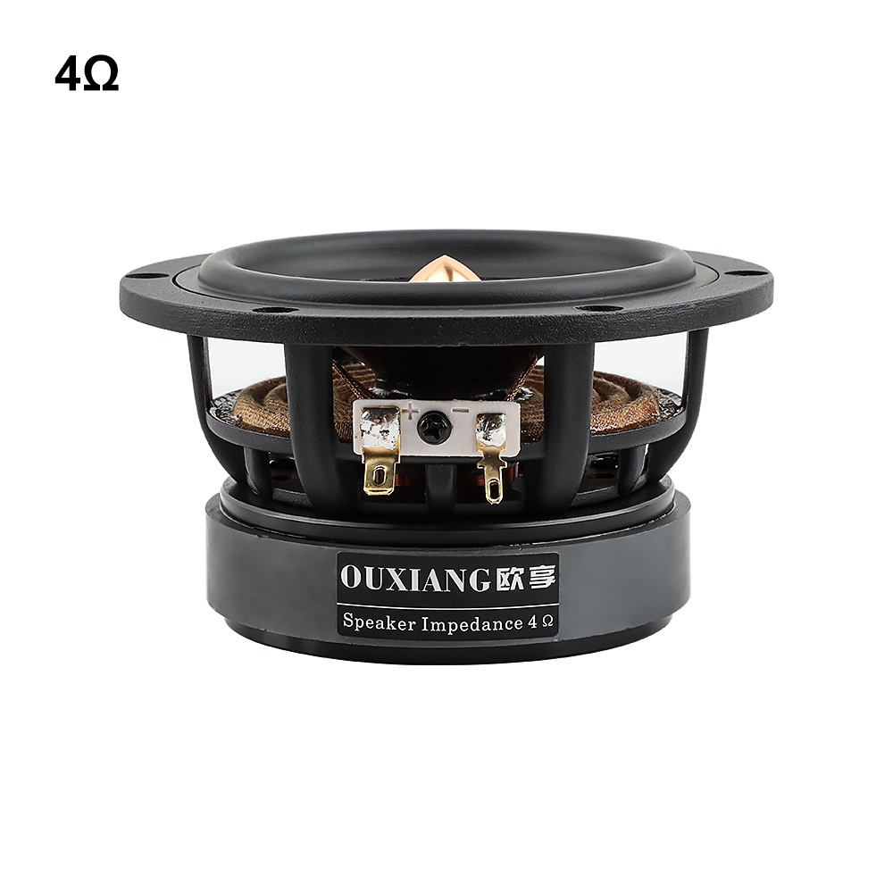 AIYIMA 1Pcs 4 Inch Midrange Woofer Speaker Driver 4/8 Ohm 50W Home Theater Bass Mid-woofer ...