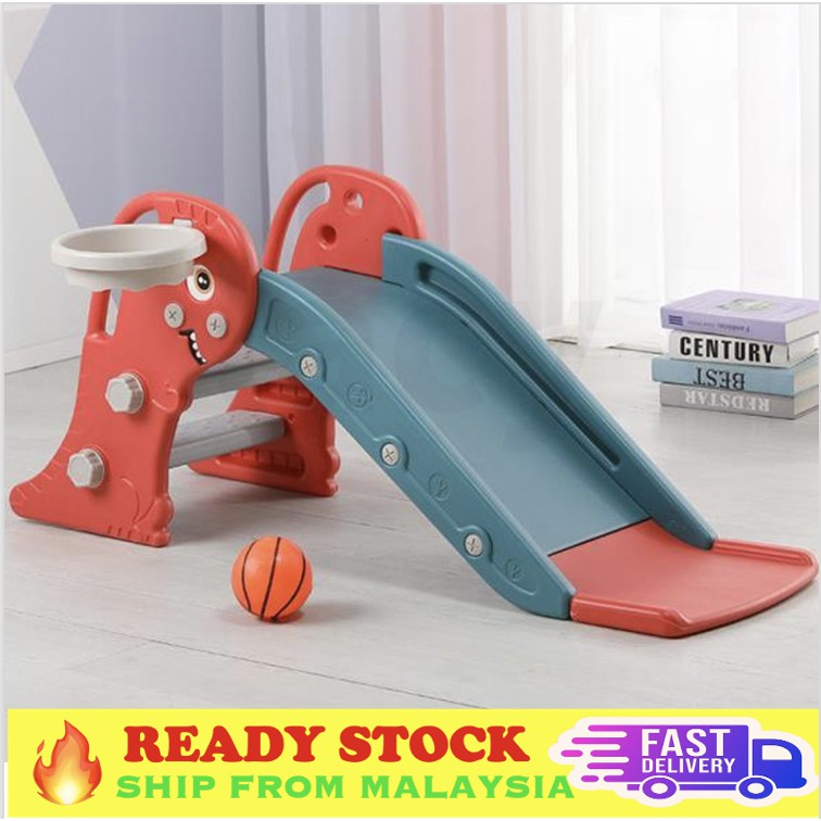 Mini Monster Children Slide Indoor Home DIY With High Safety Guard ...