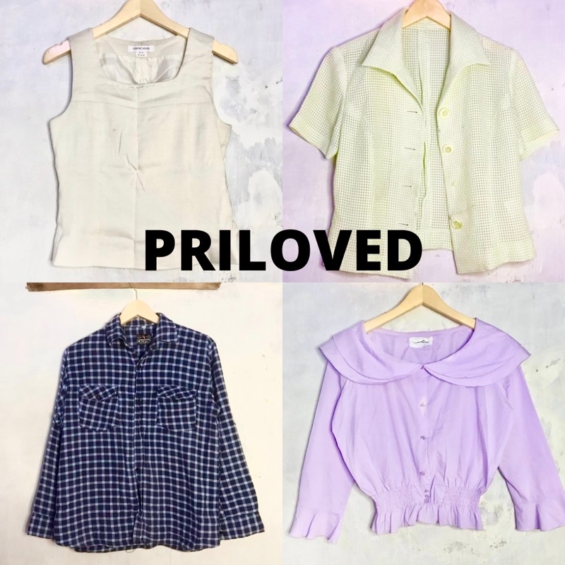 Women's FASHION PRILOVED Clothes | Shopee Philippines