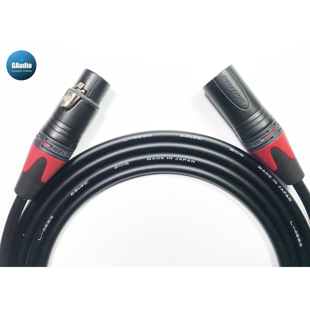 Canare L-4E6S Star Quad Mic Cable with Neutrik NC3XX Gold XLR Connectors | Shopee Philippines