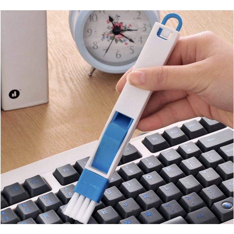 1pc Keyboard Window Groove Cleaning Brush with Dustpan for Slits Slot ...