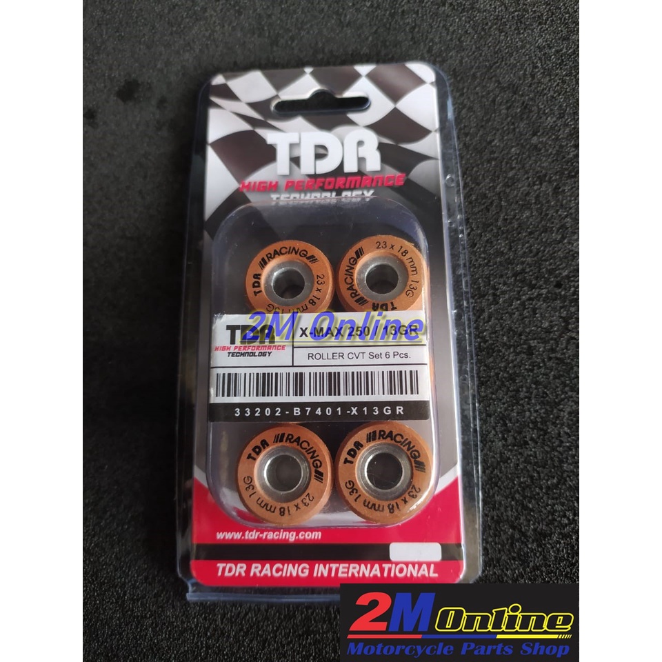 Mm Roller CVT Teflon XMAX 250 13Gr TDR Racing High Performance | Shopee ...