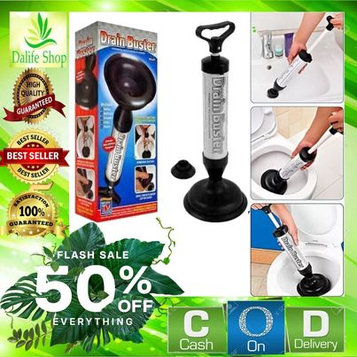 100% HIGH QUALITY HEAVY DUTY DRAIN BUSTER TOILET AIR PLUNGER /TOILET ...