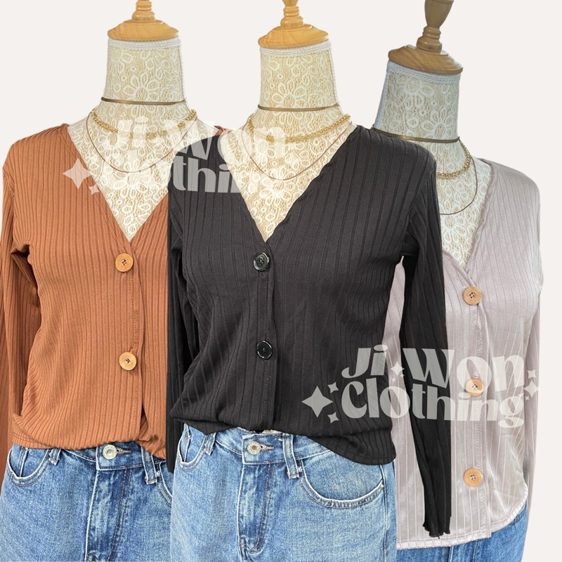 3 Button Cardigan 4x4 Knitted Fabric (Fits S-L Frame) | Shopee Philippines