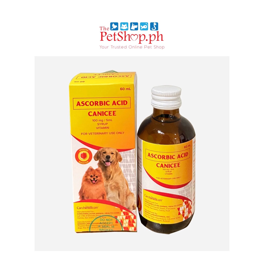 Canicee Ascorbic Acid Pet Vitamin C Immune Booster 60ml | Shopee ...