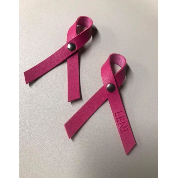 Leni Pink Ribbon with snap for bags kakampink ribbon | Shopee Philippines
