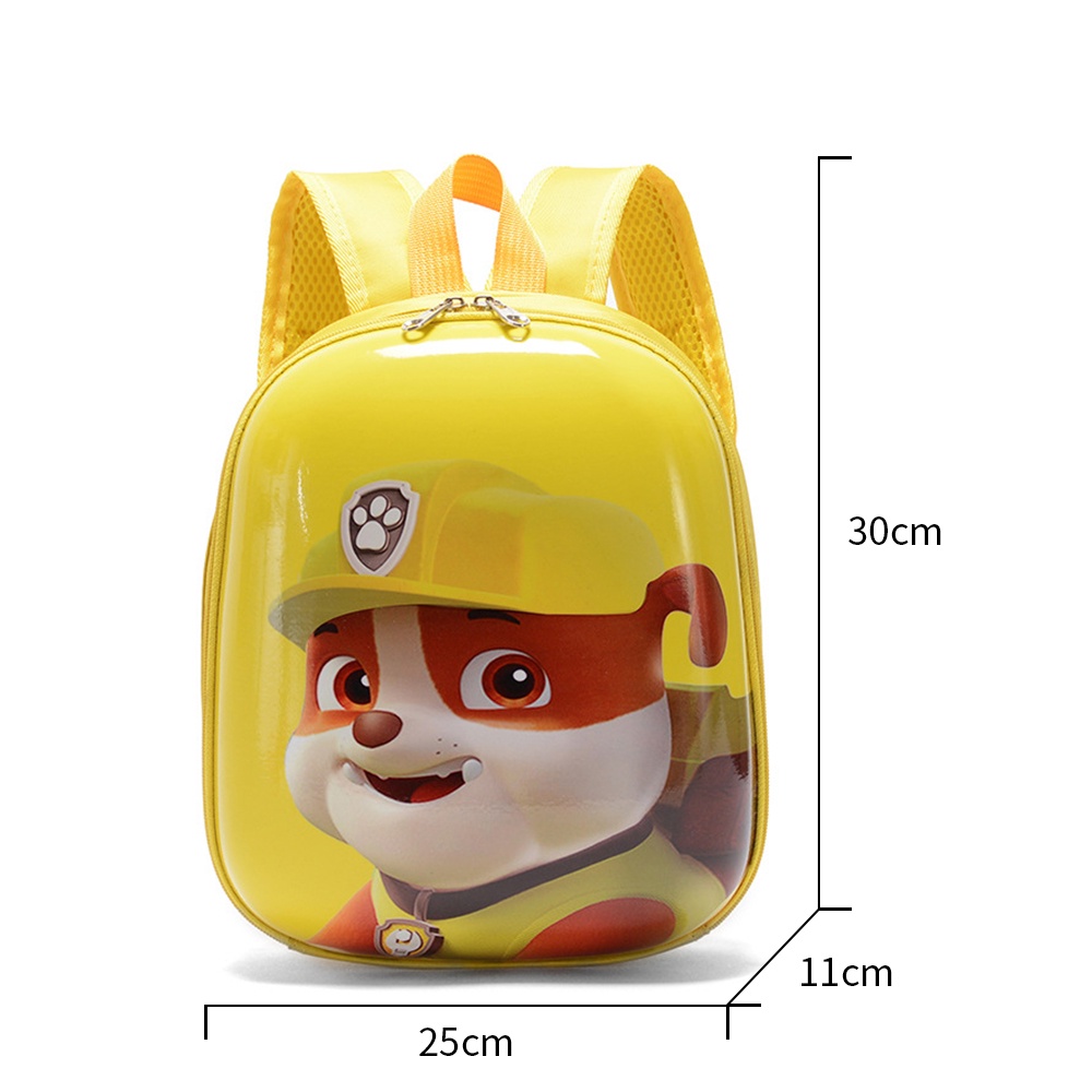 Cartoon Bag Hard Shell Paw Patrol Kindergarten Backpack For Children ...