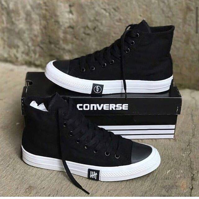 PUTIH HITAM Convers95 All Star Flash High Lightning Shoes School Casual ...