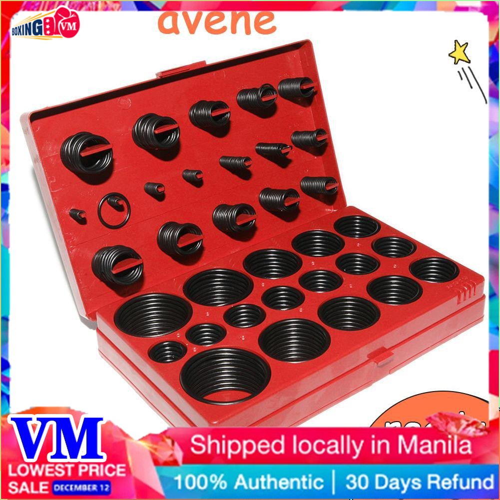 Car O Ring Seal Assortment Set Kit Universal Auto O-Shape Sealing Ring ...