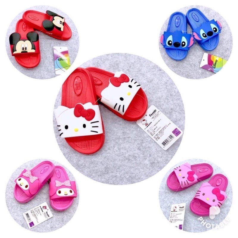 Winnie The Pooh Sandals Cartoon Slippers For Kids , Hello Kitty ...