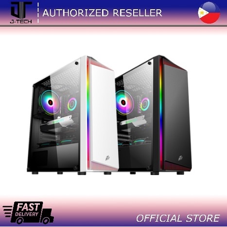 COMPUTER CASE 1STPLAYER RAINBOW RB-4 MID-TOWER GAMING CASE W/ TEMPERED ...