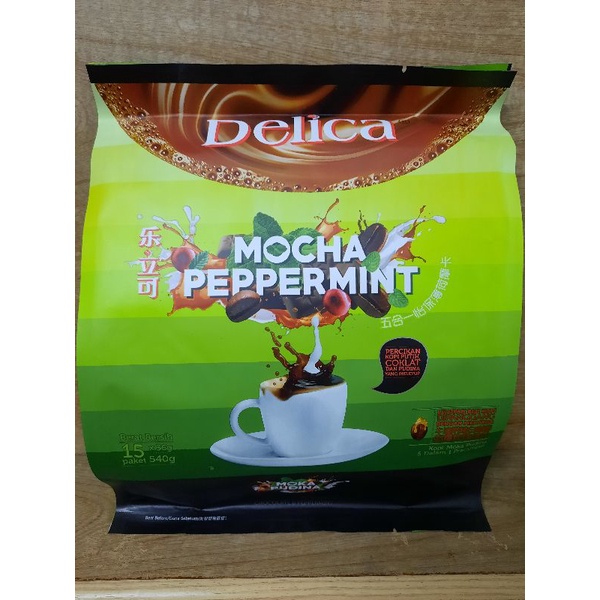 Delica Mocha Peppermint Instant Coffee | Shopee Philippines