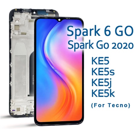 Tested Full Digitizer for Tecno Spark 6 go/spark go 2020 Display with ...