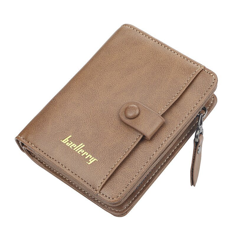 Personalized Name Zipper Coin Pocket Wallet for Men High Quality PU ...