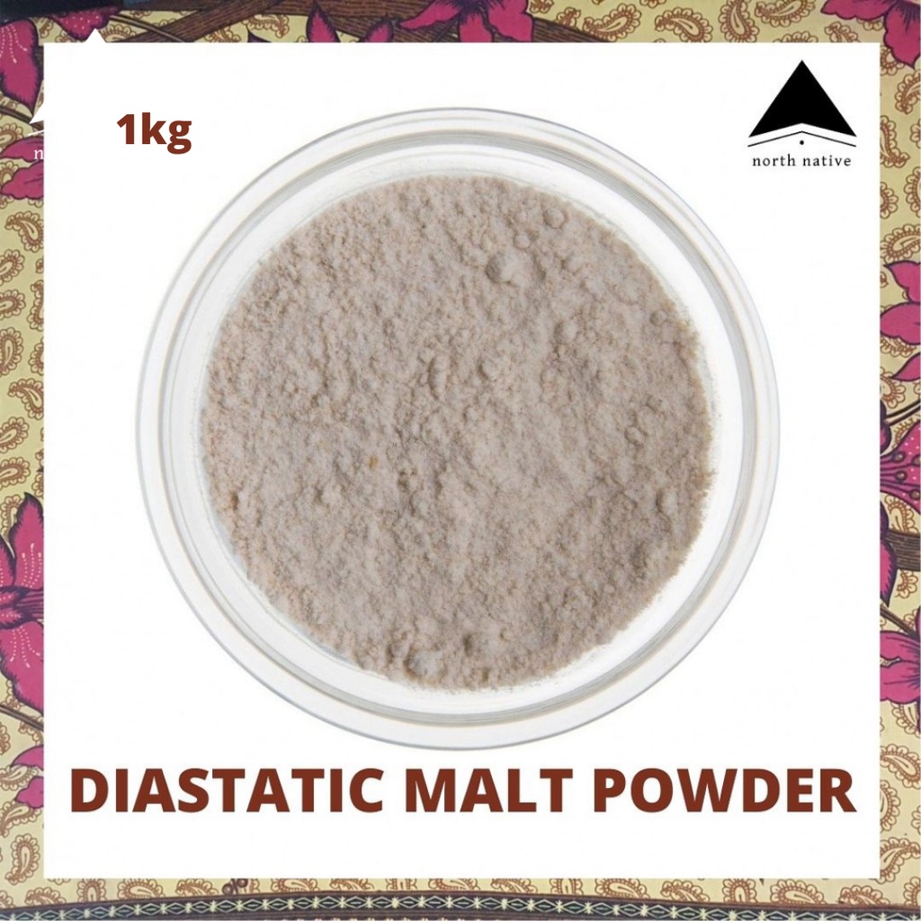 Diastatic Dry Malt Powder, 1kg (BULK), Vegan, Non-GMO for Sourdough ...