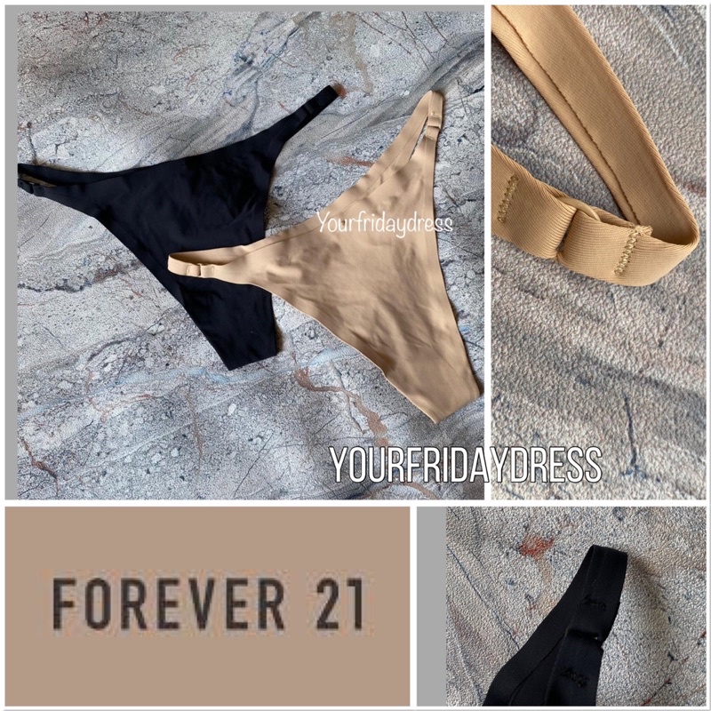 Seamfree Solid Invisible Raw Cut Seamless cheeky G-String no line panty ...