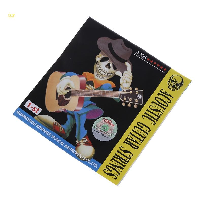SUN Stainless Steel Alice Acoustic Guitar String 1st E String 0.28mm ...