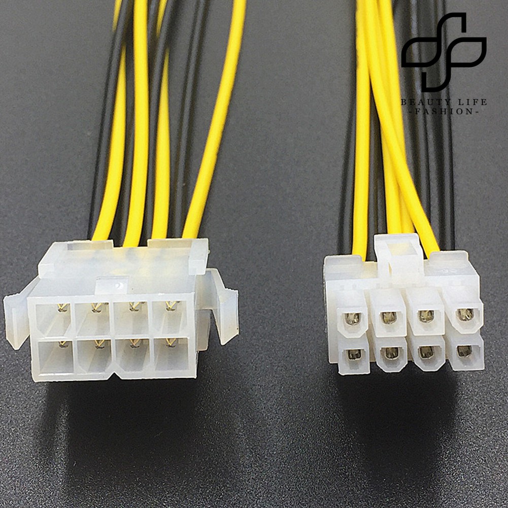 [Laptop] 8Pin Male to CPU Power Supply Cable Extension Connector ...