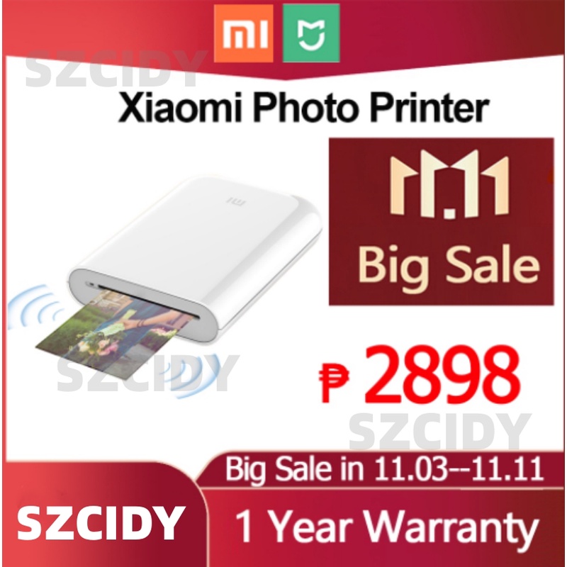 Xiaomi Mijia Portable Mini Pocket Photo Printer Bluetooth Printer ...