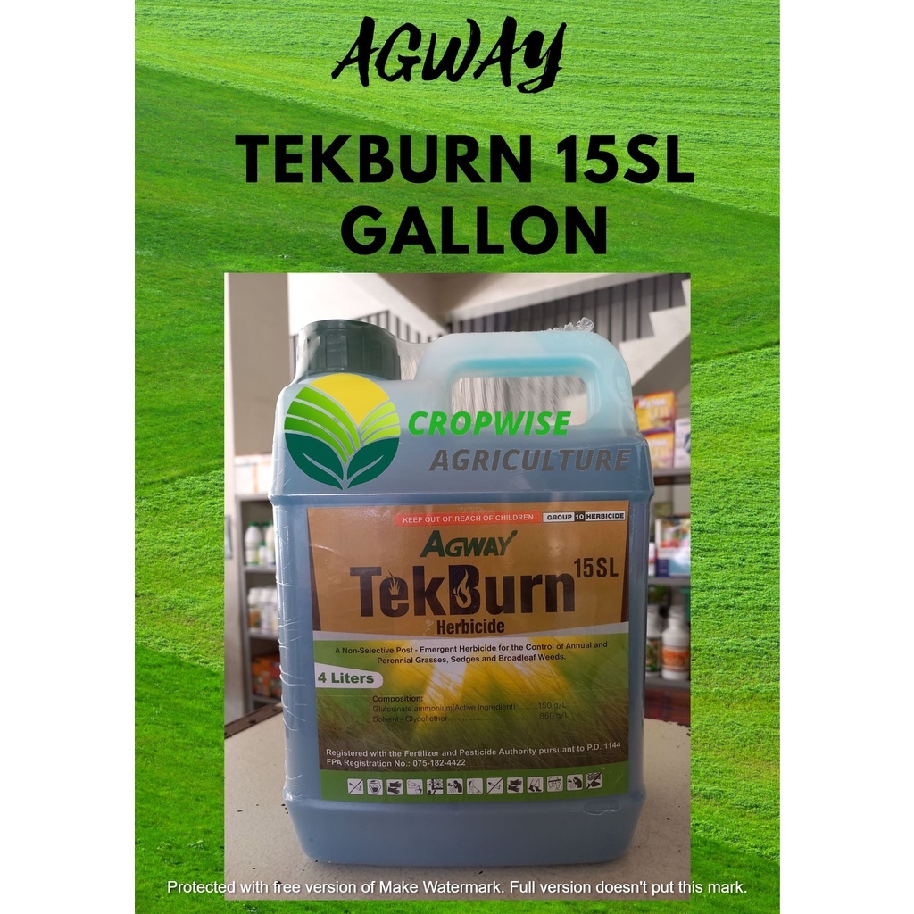 Agway Tekburn Gallon 4 liters | Shopee Philippines